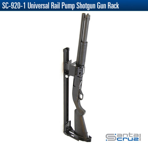 MODEL SC-920-1 UNIVERSAL RAIL PUMP SHOTGUN GUN RACK | Santa Cruz Gun ...