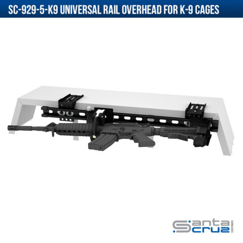 SC-929-5-K9 Universal Rail Overhead for K-9 Cages | Santa Cruz Gun ...